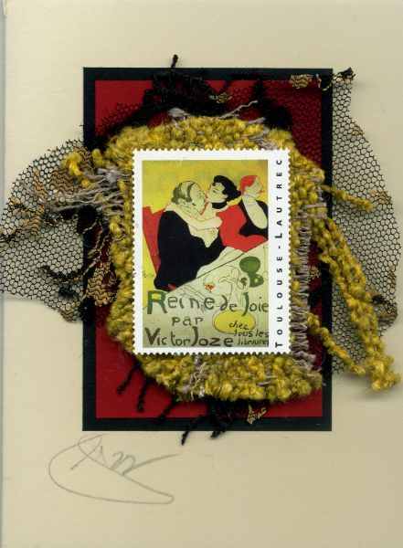 Reine de Joie with Victor Joze (Non-stamp) Art Card - Curmudgeon Cards